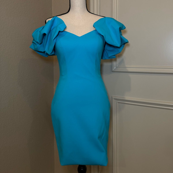 Shop - Blue Cocktail Dress - Pageant Planet
