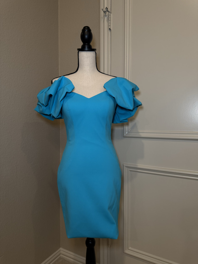 Shop - Blue Cocktail Dress - Pageant Planet
