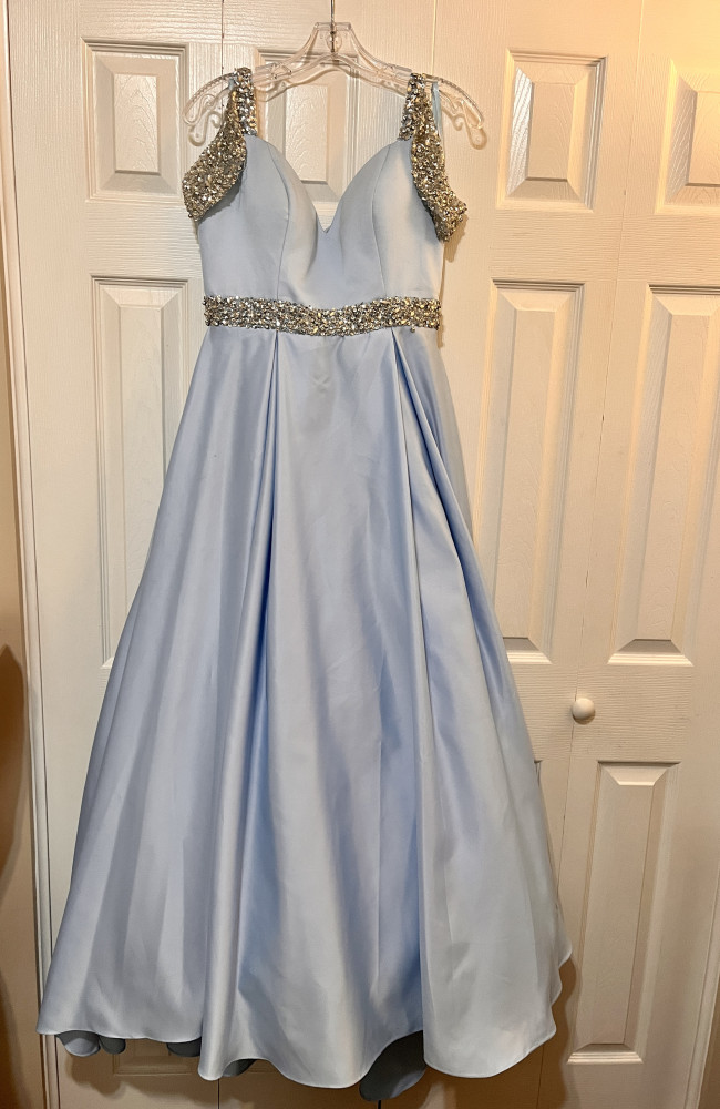 Shop - Light Blue NAM Pageant Dress by Renee's Bridal - Pageant Planet