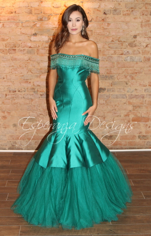 Shop - Green Pageant Dress by Rachel Allan - Pageant Planet