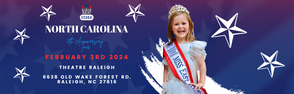 East Coast USA Pageant North Carolina State Preliminary 2024 - Pageant ...